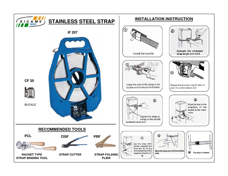 Steel Strap Installation Guide | PDF | Technology & Engineering