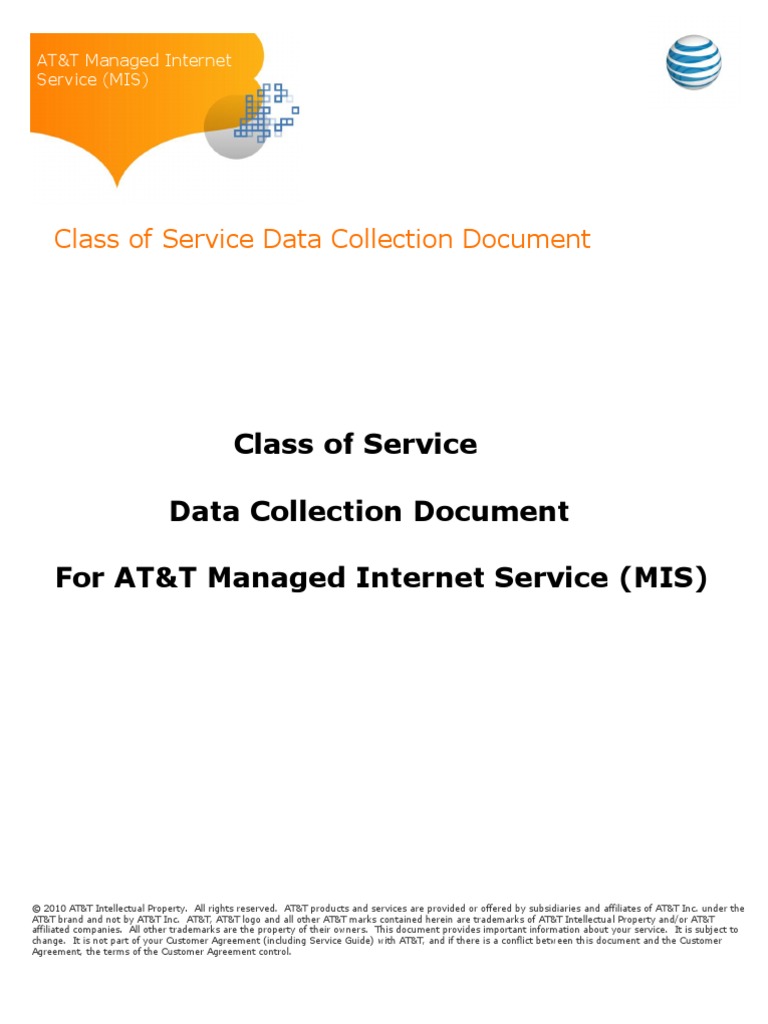Class of Service - AT&T | PDF | Port (Computer Networking) | Router ...