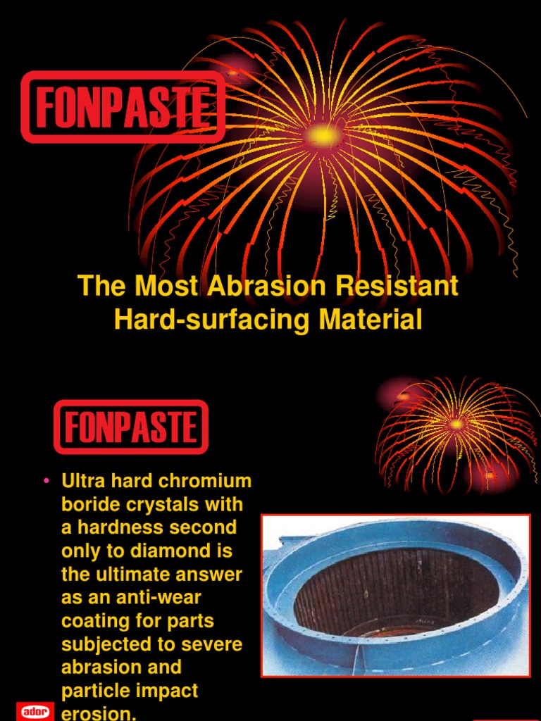 The Most Abrasion Resistant Hard-Surfacing Material | PDF | Wear | Welding
