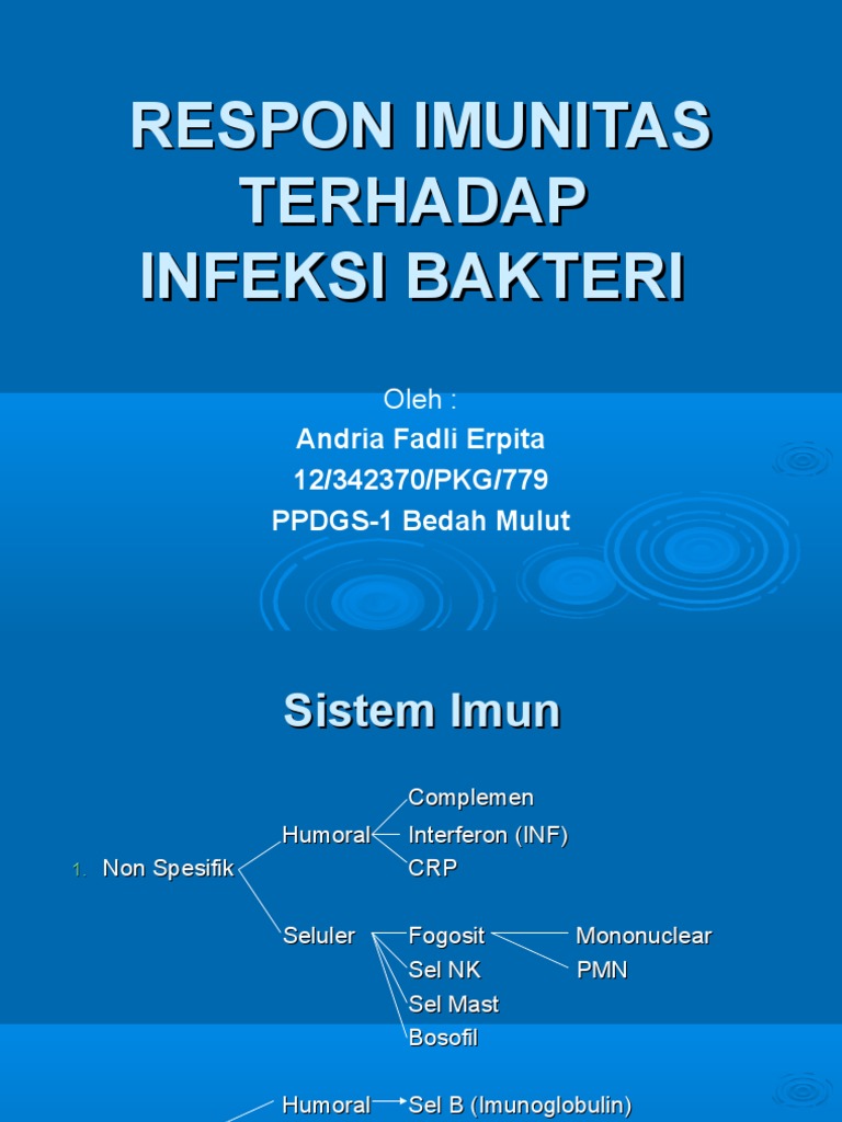 Respon Imun Terhadap Infeksi Bakateri | PDF