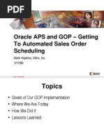 ASCP - Oracle Advanced Supply Chain Planning Training Manual | PDF ...
