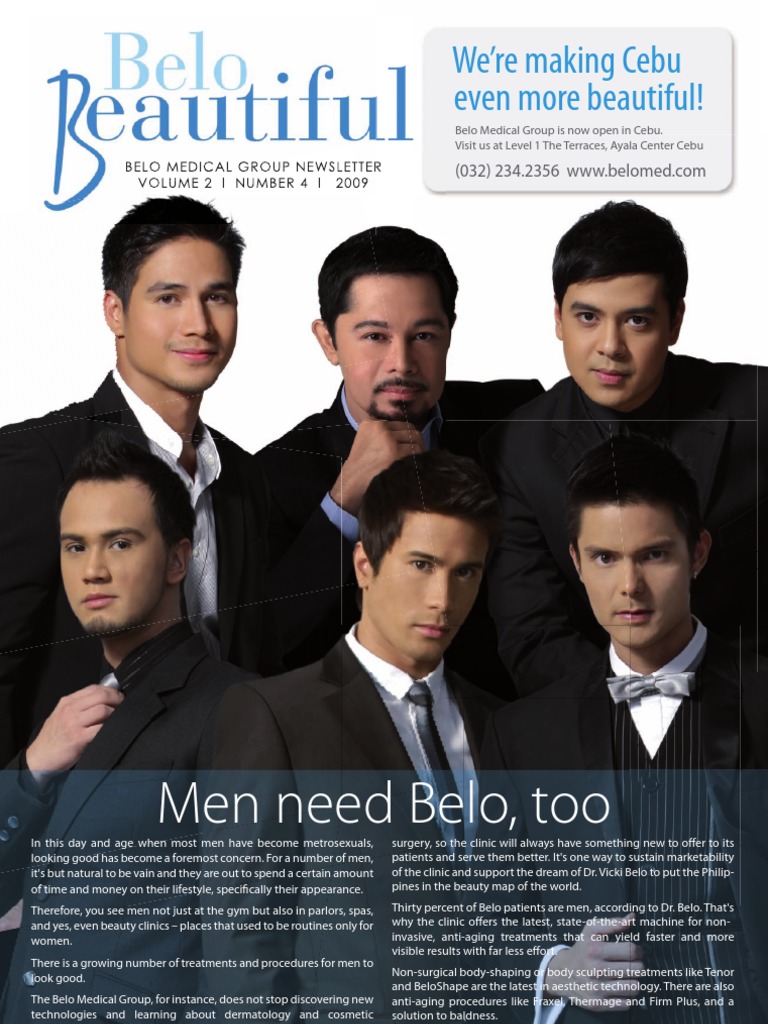 Men Need Belo, Too: We're Making Cebu Even More Beautiful! | PDF ...