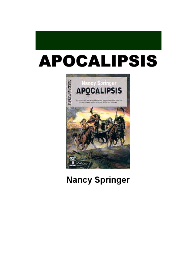 Springer, Nancy - Apocalipsis PDF | PDF | Caballos | Gatos