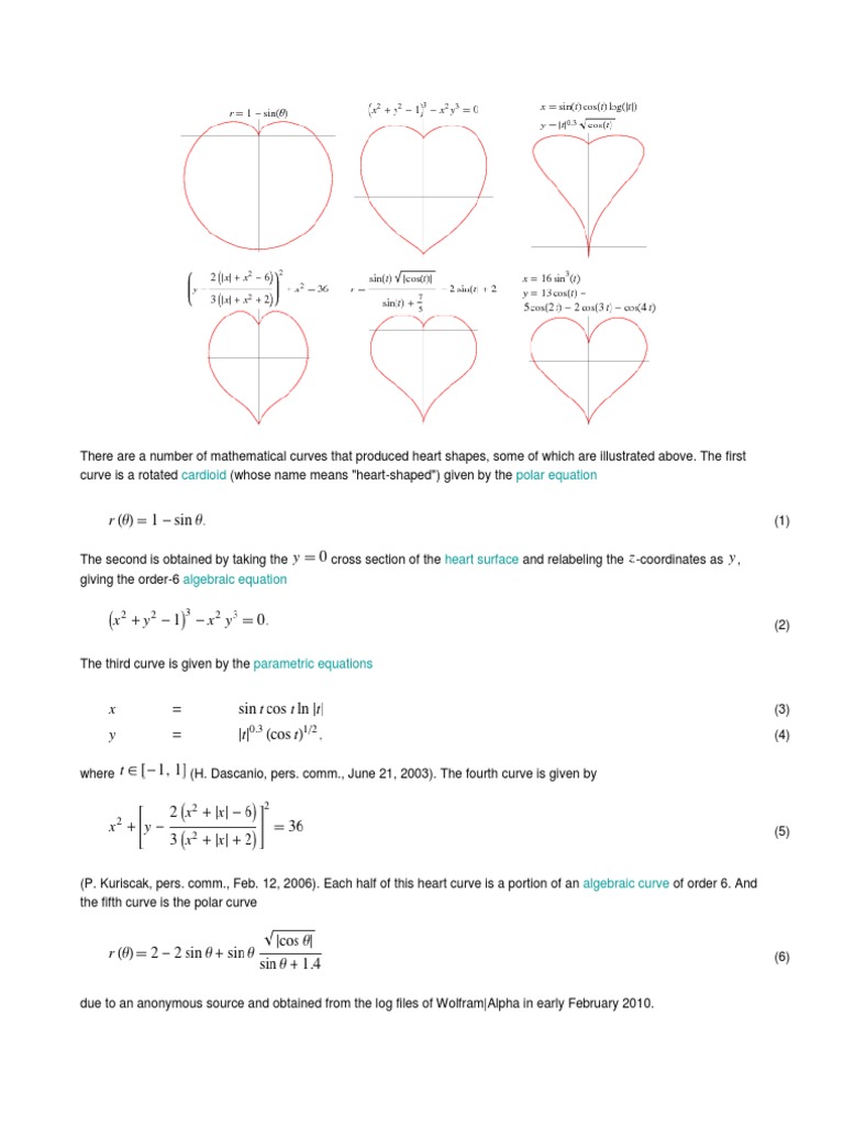 Heart Shapes | PDF | Triangle | Curve