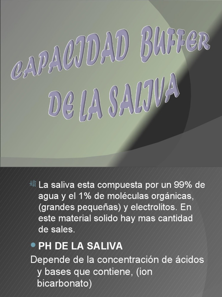 Capacidad Buffer | PDF