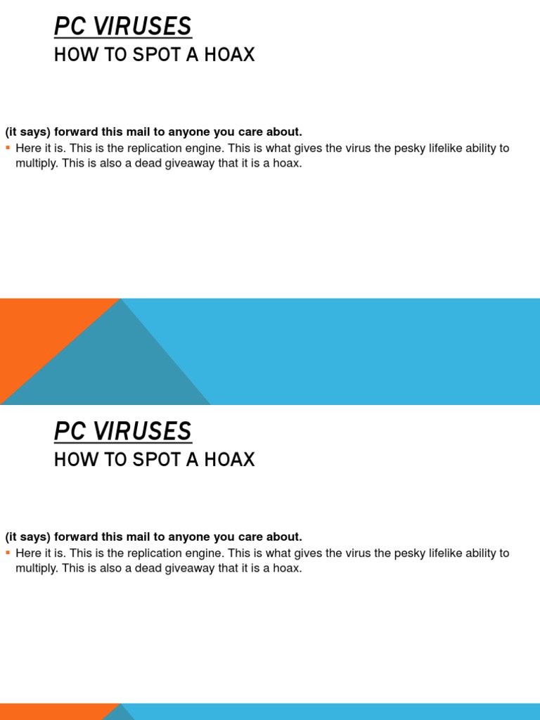 Spotting PC Virus Hoaxes Effectively | PDF | Games & Activities | Young ...