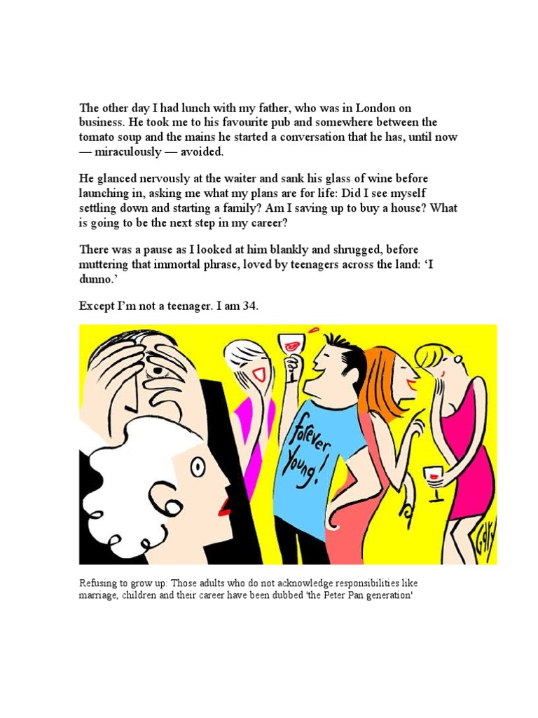 PETER PAN Generation | PDF | Adolescence
