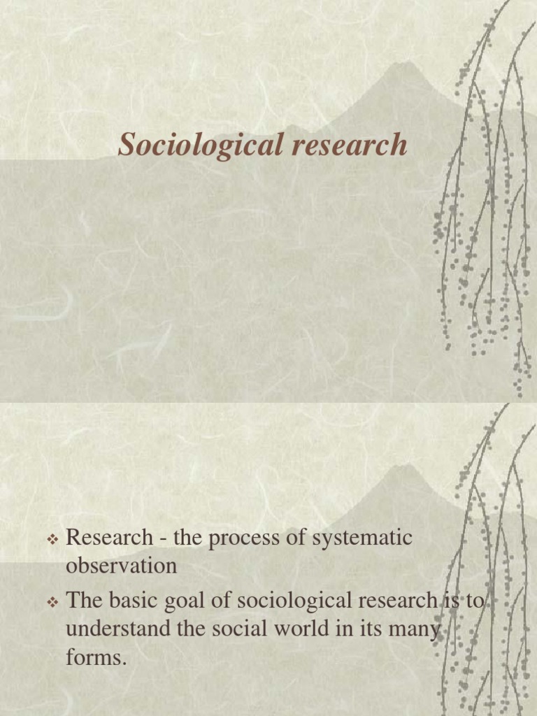 An Overview of Key Sociological Research Methods: Literature Reviews ...