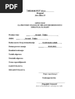 Obrazac 6 - Serbian Form 6 For HSE | PDF