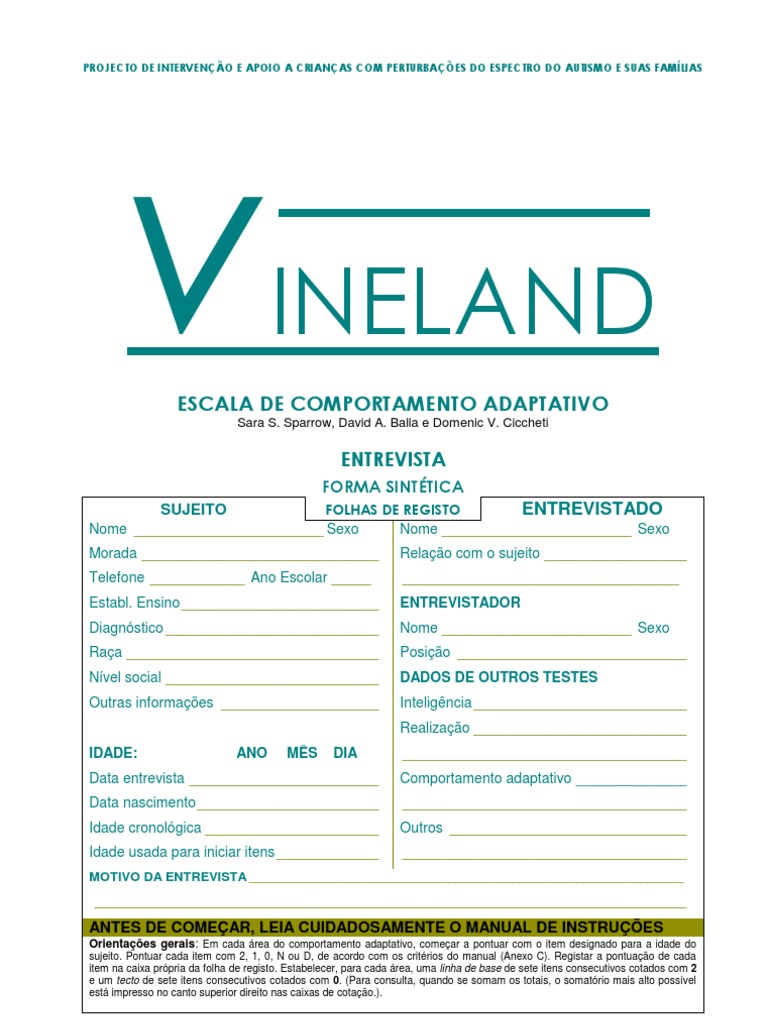 Escala Vineland