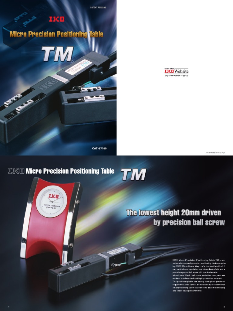 Micro Precision Positioning Table IKO | PDF | Electrical Connector ...
