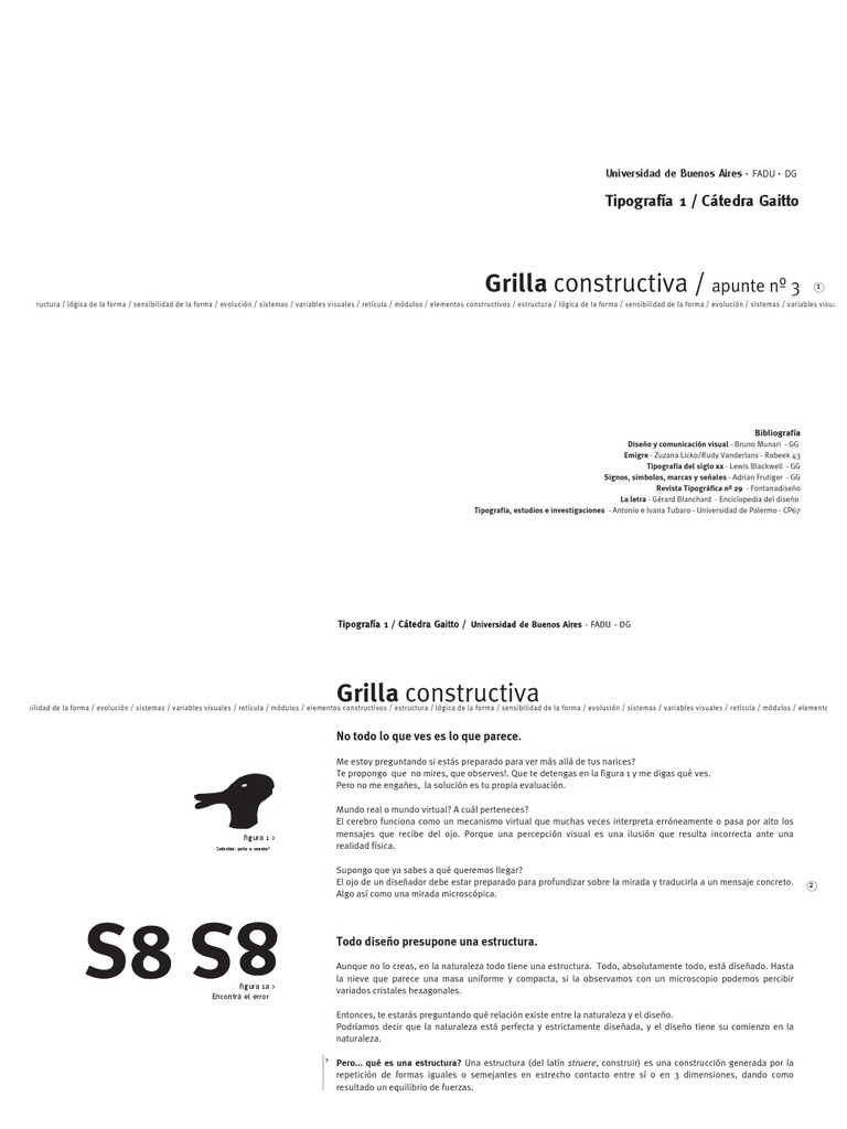 Grilla Constructiva | Descargar gratis PDF | Tipografía | Renacimiento