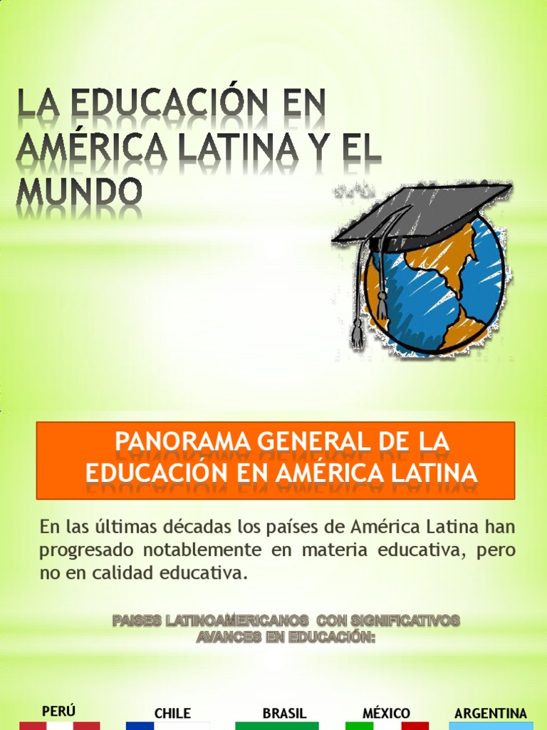 Educación en America Latina y El Mundo | Descargar gratis PDF | America ...