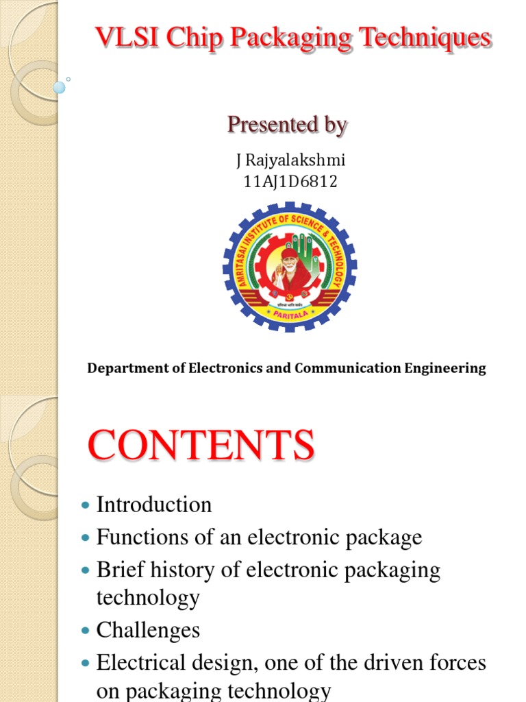 VLSI Chip Packaging Techniques Overview | PDF | Integrated Circuit ...