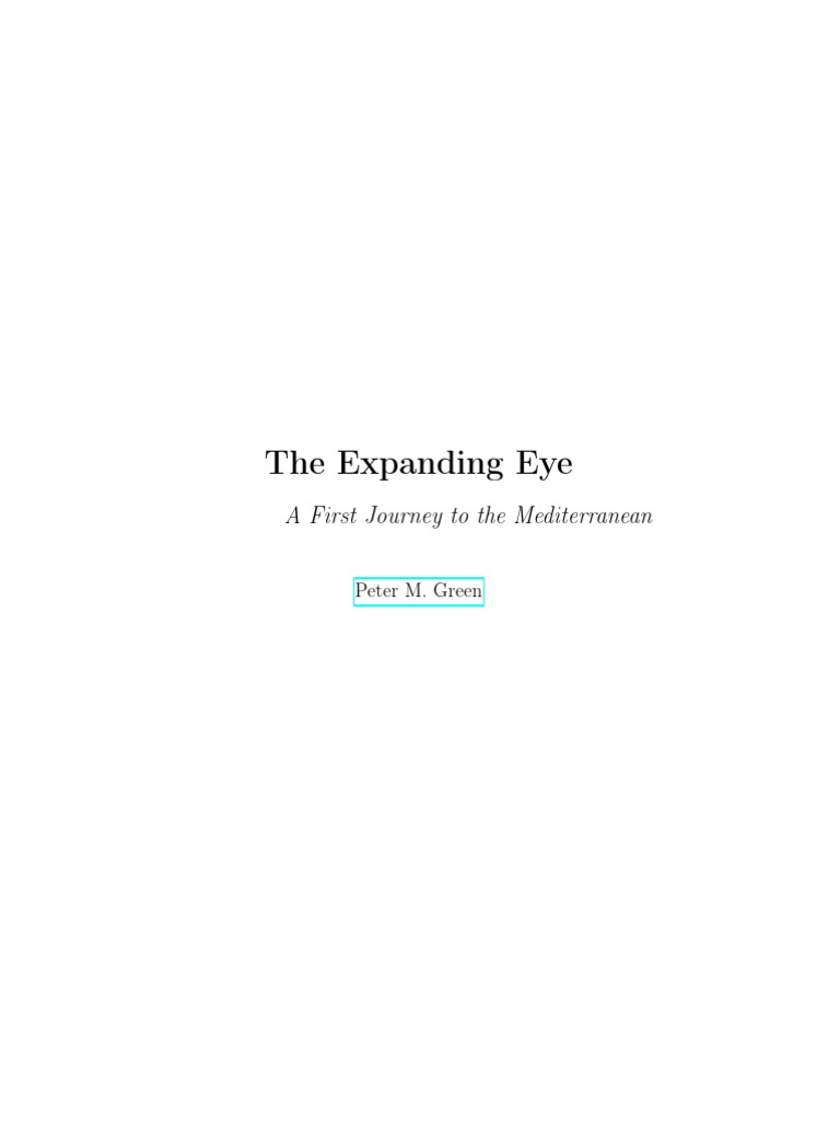 The Expanding Eye | PDF | Nature