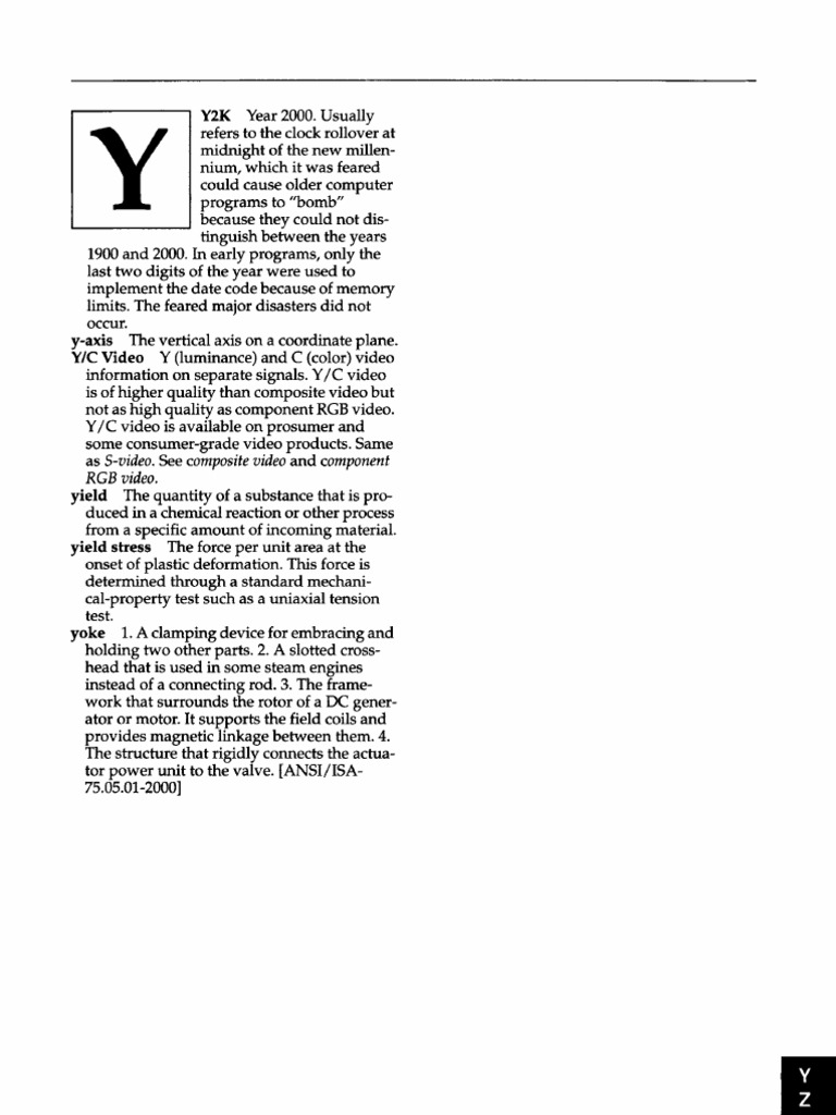Y2K Year 2000. Usually: RGB Video | PDF