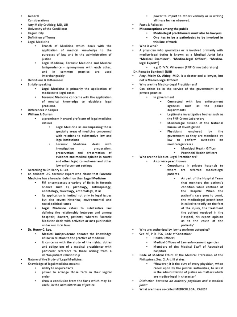 Distinction Between An Ordinary Physician and A Medical Jurist | PDF | Polygraph | Hypnosis