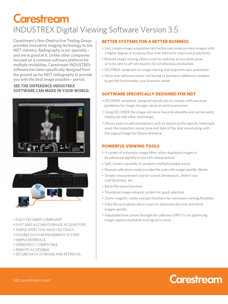 INDUSTREX Digital Viewing Software Version 3.5: Better Systems For A Better Business | PDF ...