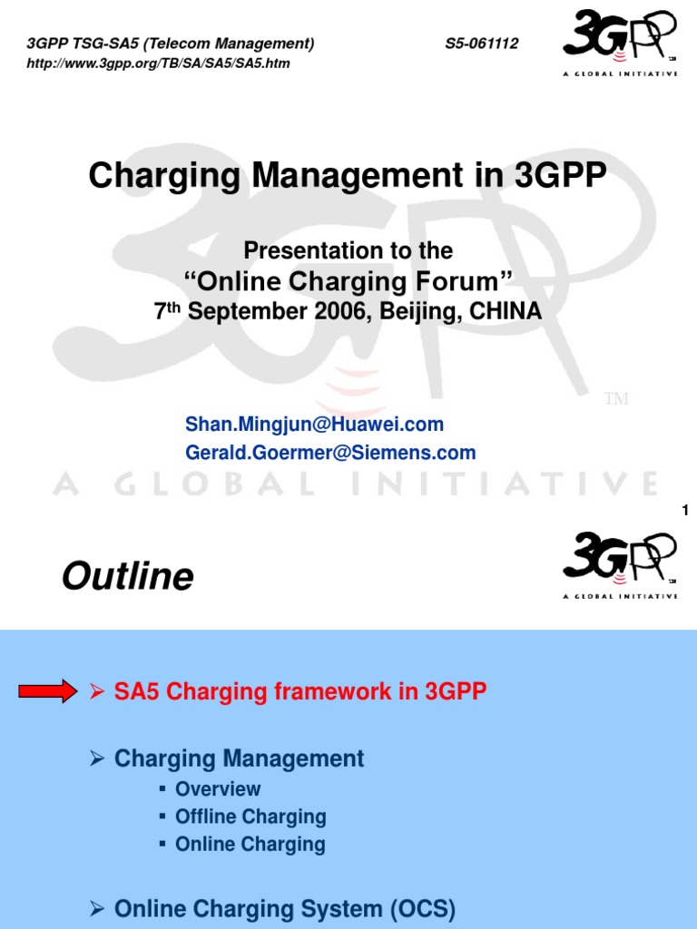 Charging Management in 3GPP | PDF | Ip Multimedia Subsystem | Network ...