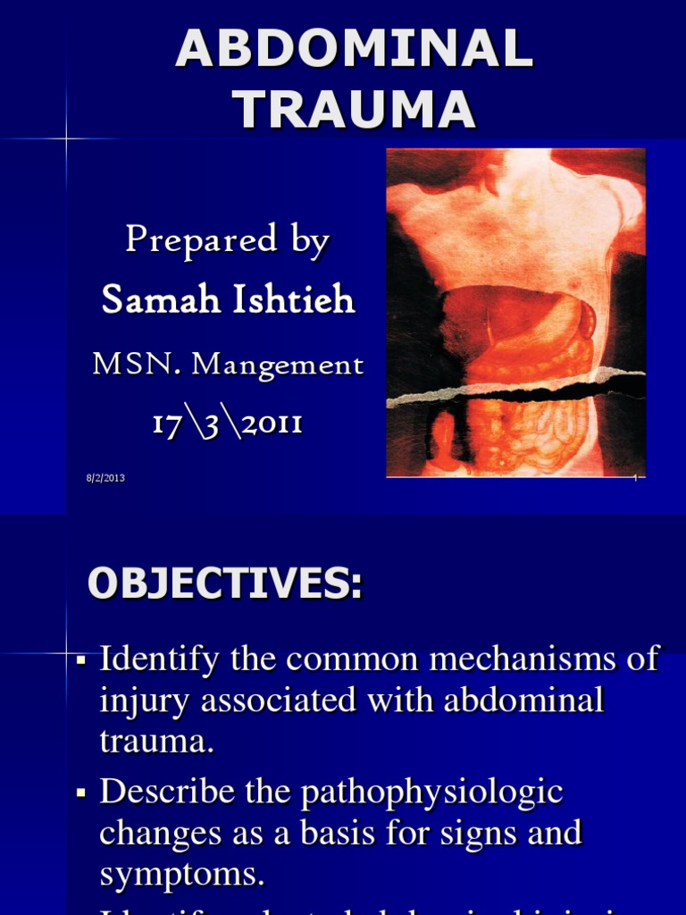 Abdominal Trauma | Major Trauma | Pancreas