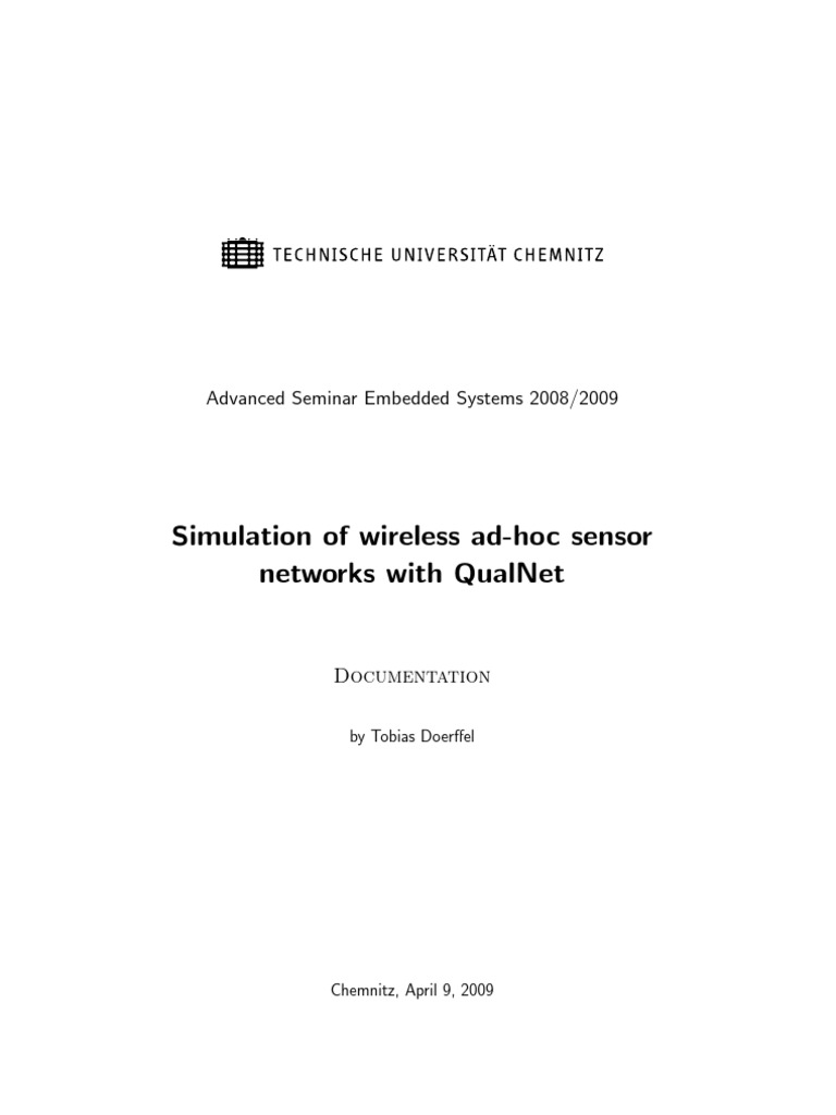 Wireless Simulation With Qualnet | PDF