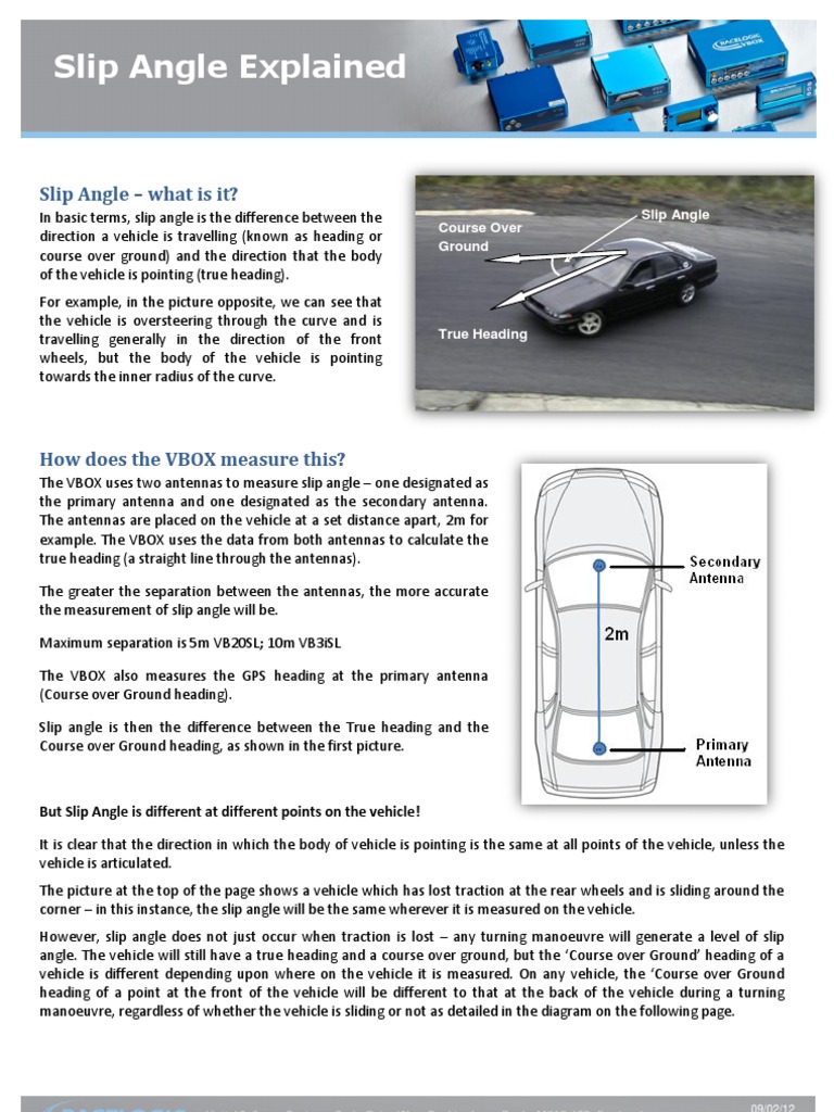 Understanding Vehicle Slip Angle | PDF | Tire | Antenna (Radio)