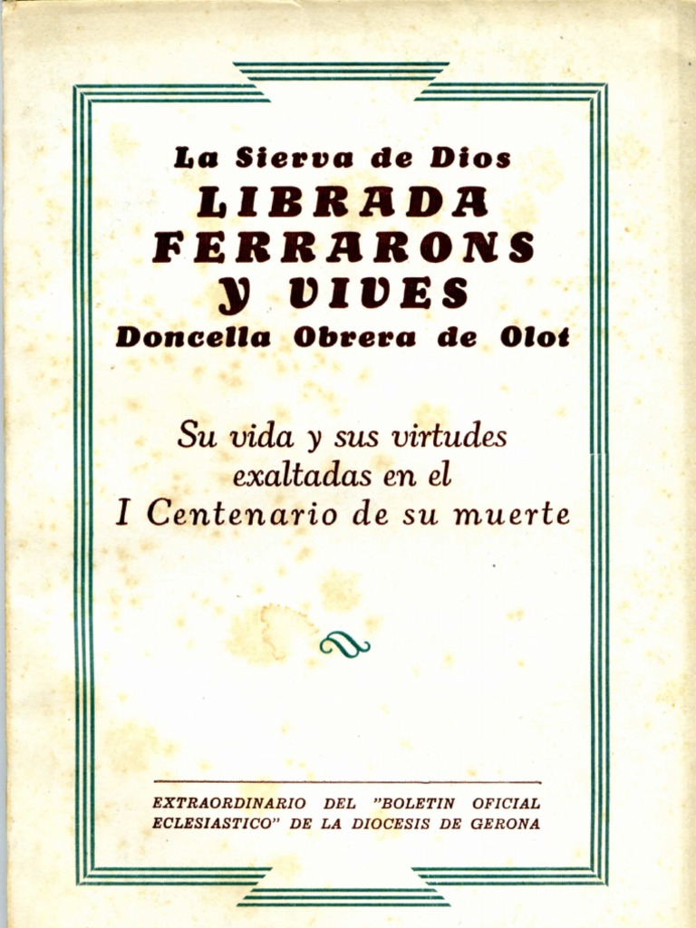1942-005 - LLIBRE La SDD Librada Ferrarons | PDF | Santo | Misa (liturgia)