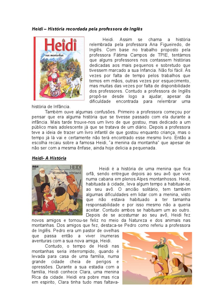 Heidi | PDF | Heidi