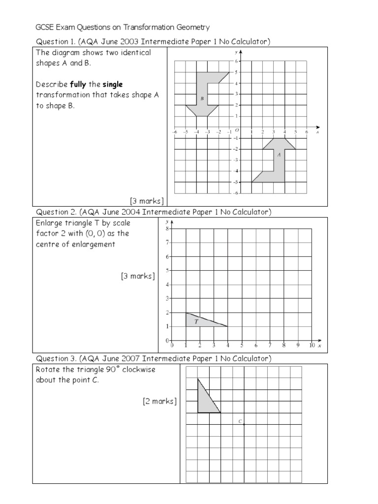 Gcse Geometry | PDF | Shape | Triangle