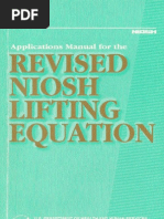 Niosh Lifting Equation English and Metric | PDF