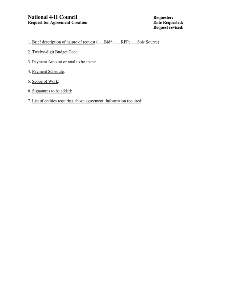 Agreement Creation Master | PDF