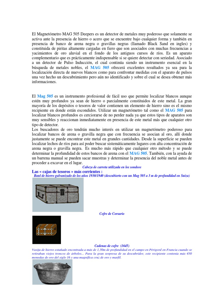 El - Magnetómetro - MAG - 505 - Deepers - Es - Un - Detector - de ...