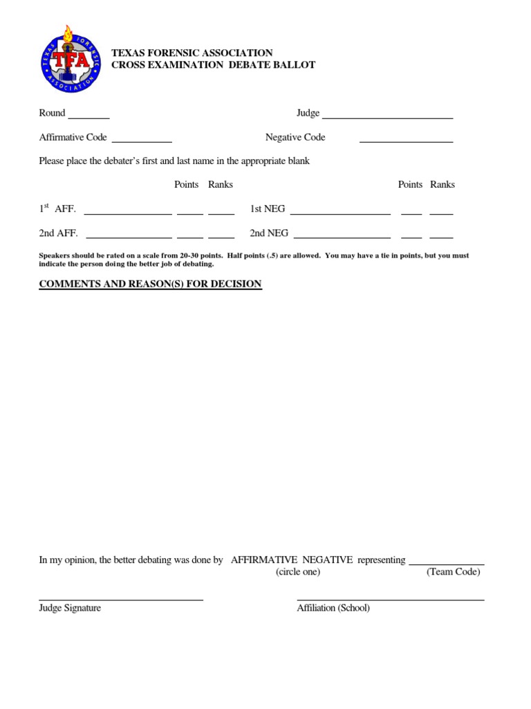 Ballots Debate | PDF