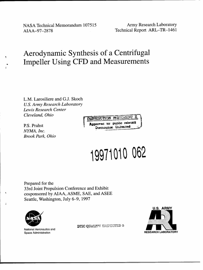 NASA CC3 Impeller | PDF | Vortices | Computational Fluid Dynamics