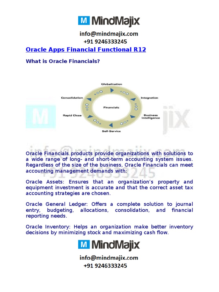 Oracle Financials R12 Overview and Training | PDF | Invoice | Debits ...