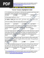 Hexaware Sample Verbal Ability Placement Paper | PDF | Illegal Drug ...