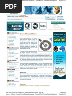 Reading Ring & Pinion Gear Patterns | PDF | Gear | Friction