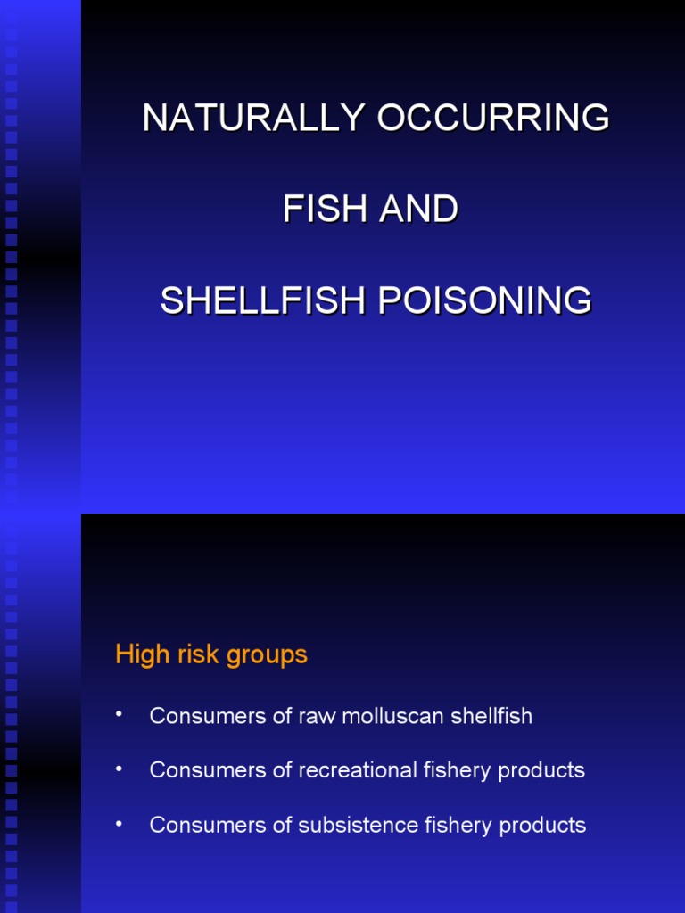 Fish & Shellfish Poisoning | PDF | Bivalvia | Toxicants