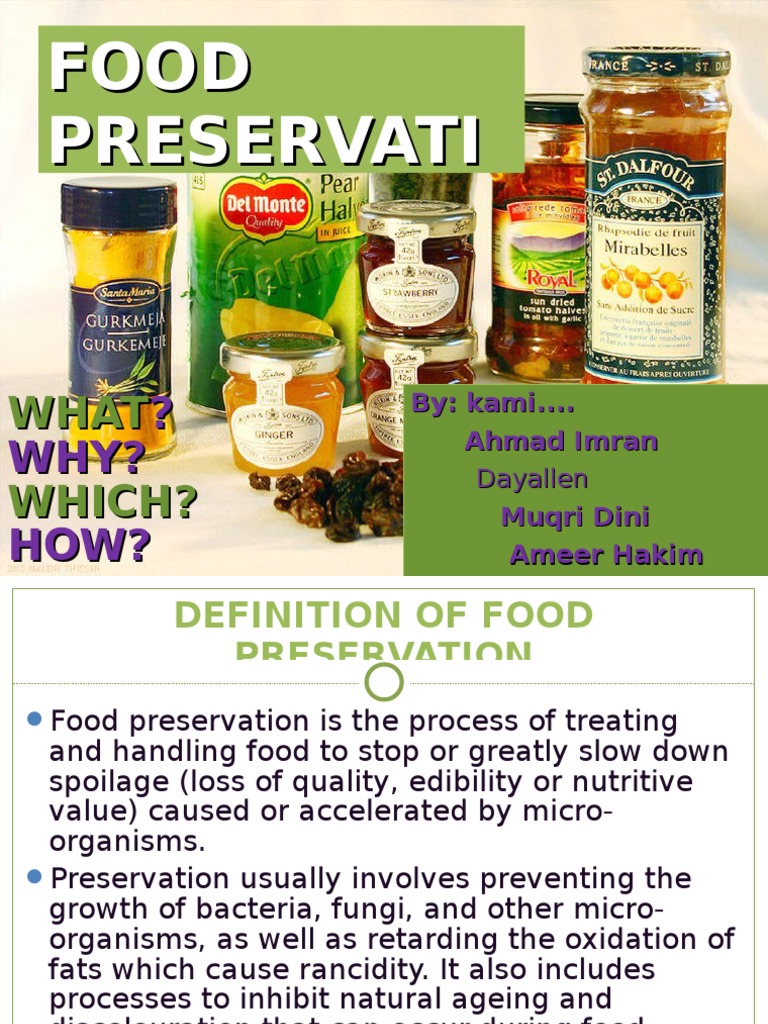 Food Preservation Techniques | PDF | Food Preservation | Pickling