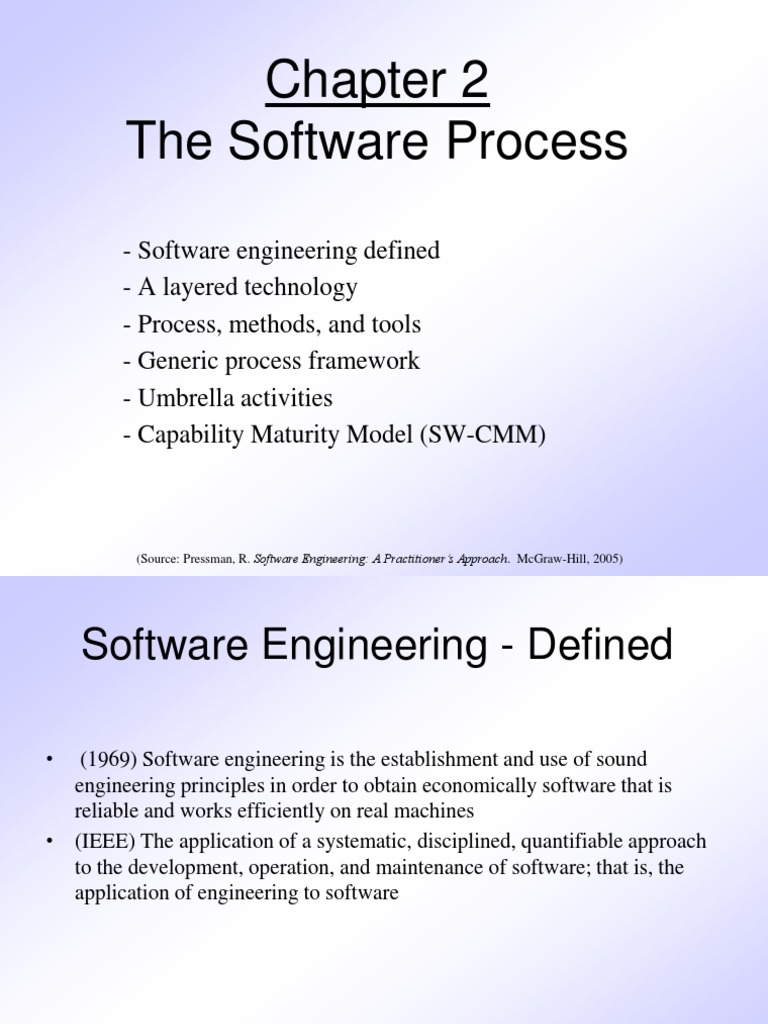 Pressman CH 2 Software Process | PDF | Software Development Process ...