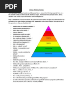 20 Bloom Question Cues Chart PDF | PDF | Critical Thinking | Reading ...