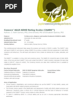 Conners Comprehensive Behavior Rating Scale | Attention Deficit ...