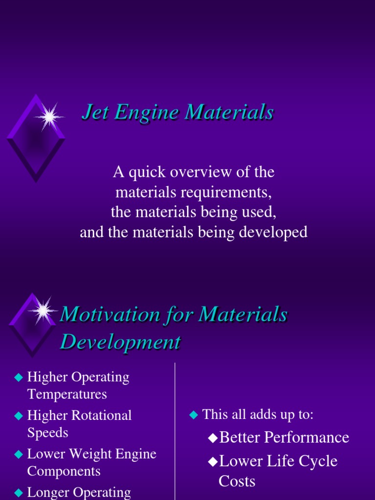 Engine Materials | PDF | Titanium | Chemical Product Engineering