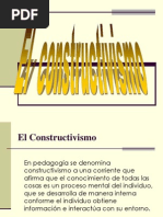 Cuadro Comparativo Constructivismo | Constructivismo (Filosofía de la educación) | Conocimiento