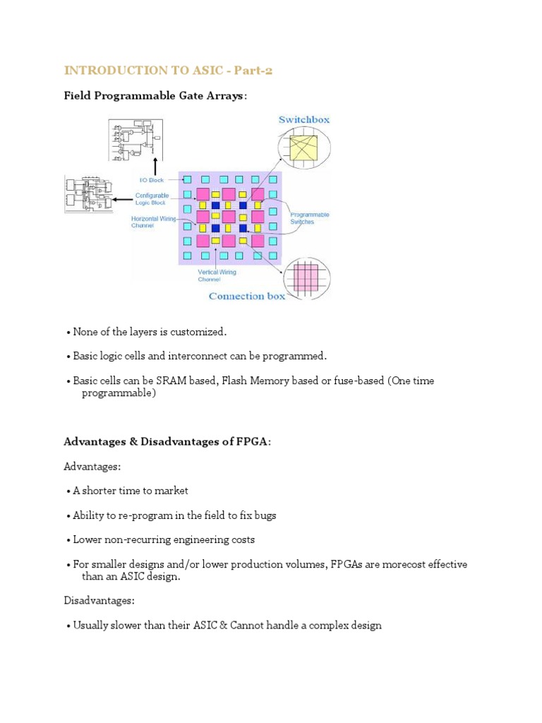 Introduction To Asic | Download Free PDF | Field Programmable Gate ...