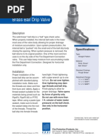 Automatic Ball Drip Valve for FDC | PDF | Valve | Hydraulics