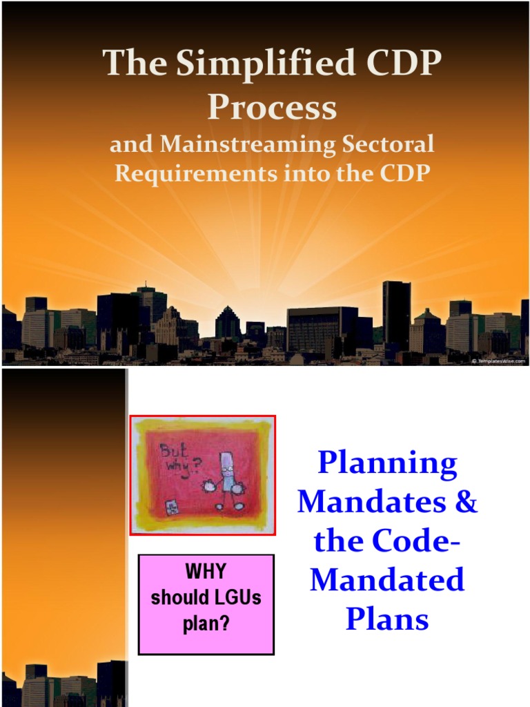 New CDP Ppt Session 3- CDP Process | Policy | Evaluation