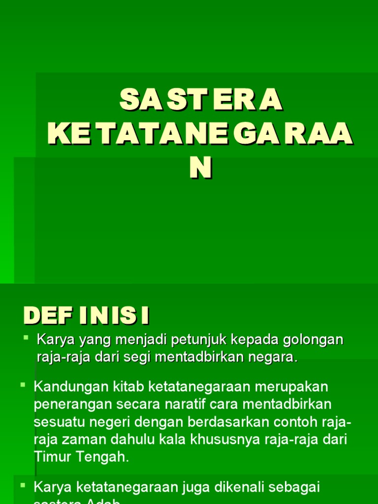 Sastera Ketatanegaraan | PDF | Agama & Spiritualitas