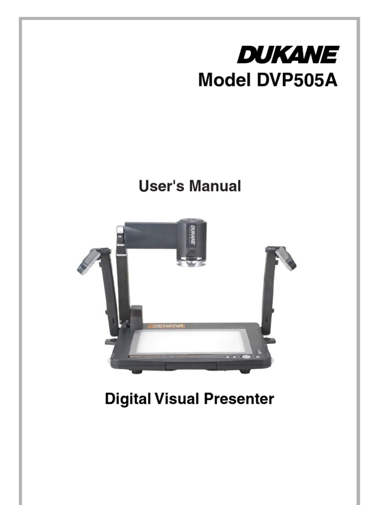 DVP 505A User Guide | PDF | Autofocus | Electrical Connector
