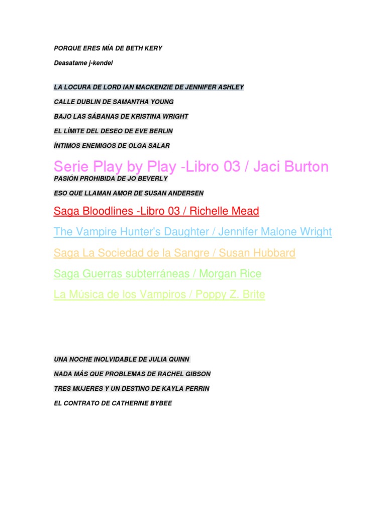 Porque Eres Mía de Beth Kery | PDF | Novela negra, policíaca y suspenso